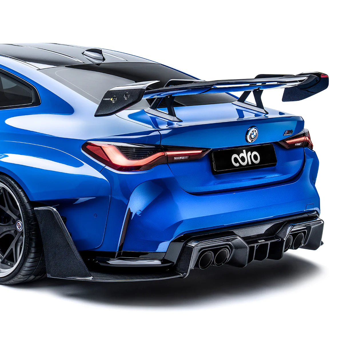 Adro - Carbon Fiber AT-R3 Swan Neck Wing BMW M3 G80 & Series 3 G20 | Royal Body Kits