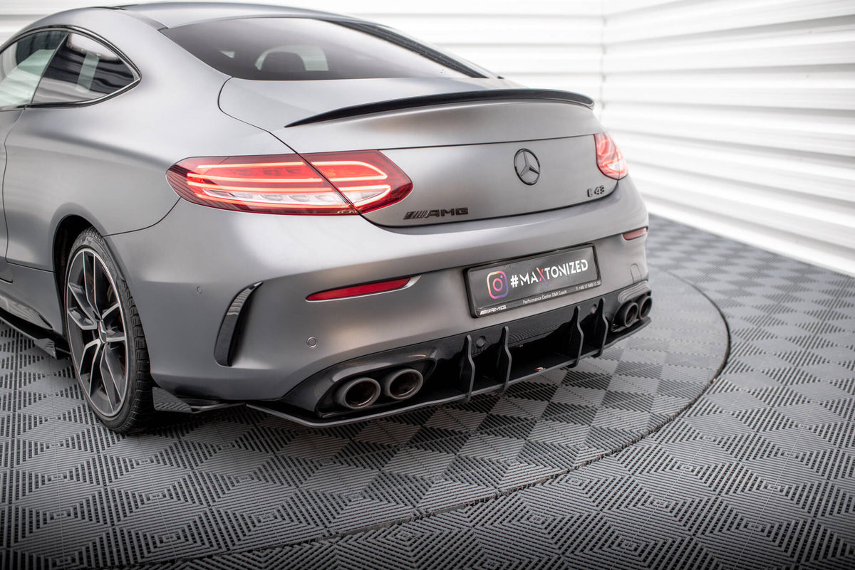 Maxton Design - Street Pro Rear Diffuser Mercedes Benz C43 AMG Coupe C205 (Facelift) | Royal ...