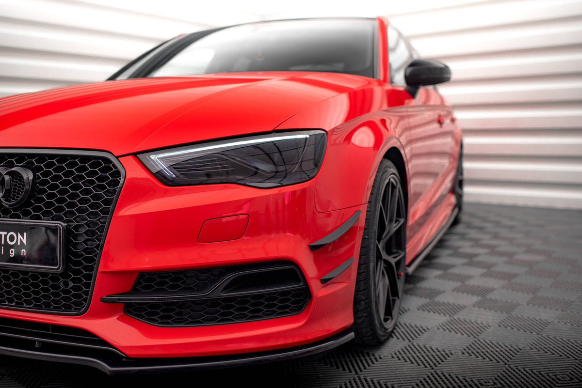 Maxton Design - Front Bumper Canards Audi S3 / A3 S-Line 8V Sedan / Cabrio | Royal Body Kits