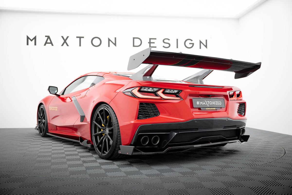 Maxton Design - Carbon Fiber Rear Wing Chevrolet Corvette C8 | Royal Body Kits
