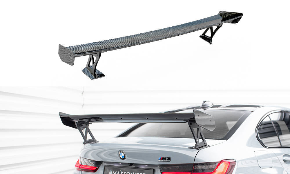 Maxton Design - Carbon Fiber Rear Wing (External Brackets Uprights) BMW M3 G80 / M340i G20 ...