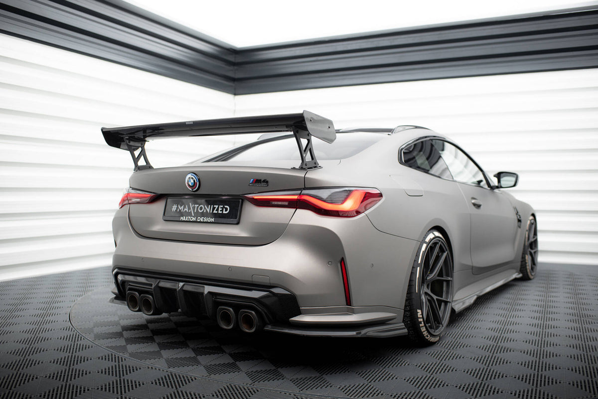 Maxton Design - Carbon Fiber Rear Wing (External Brackets Uprights) BMW M4 G82 / M440i G22 ...