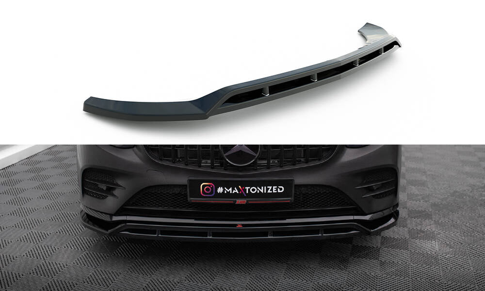 Maxton Design - Front Splitter Mercedes Benz GLC-Class AMG-Line Coupe / GLC43 AMG C253 | Royal ...
