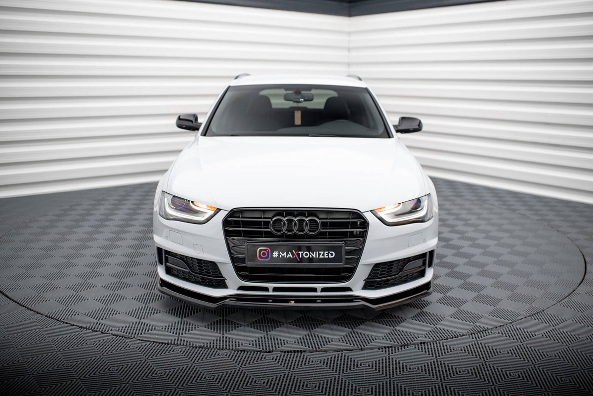 Maxton Design Front Splitter V 2 Audi A4 Competition B8 Facelift Maxton Design Front Splitter V 2 Audi A4 Competition B8 Facelift