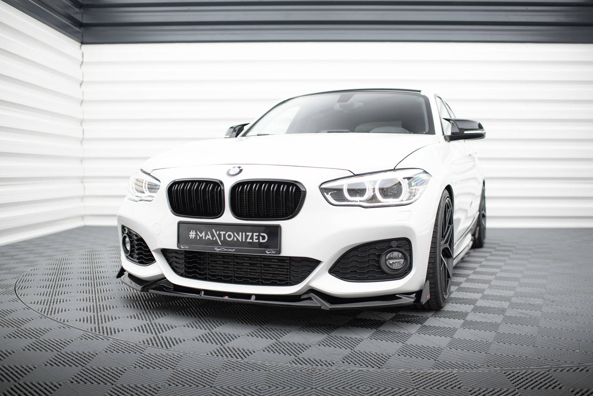 Maxton Design - Front Splitter V.5 + Flaps BMW Series 1 M-Pack / M140i F20 (Facelift) | Royal ...