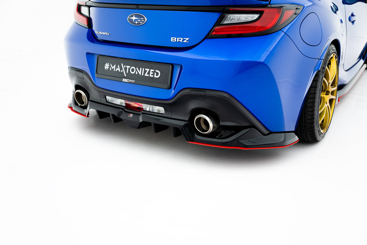 Maxton Design - Rear Splitter (with Vertical Bars) V.2 Subaru BRZ MK2 | Royal Body Kits