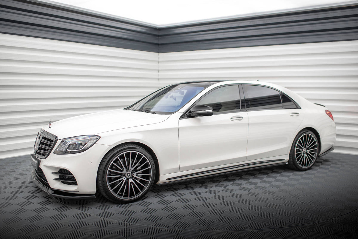 Maxton Design - Side Skirts Diffusers Mercedes Benz S-Class AMG-Line W222 | Royal Body Kits