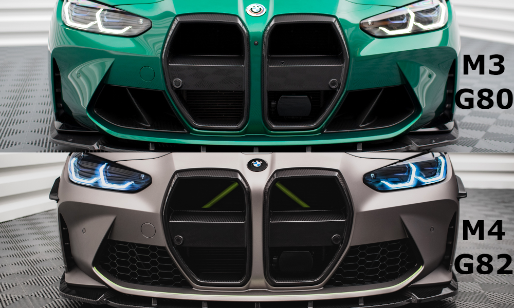 Maxton Design Carbon Fiber Front Grill BMW M4 G82 M3 G80 G81 Maxton Design Carbon Fiber Front Grill BMW M4 G82 M3 G80 G81