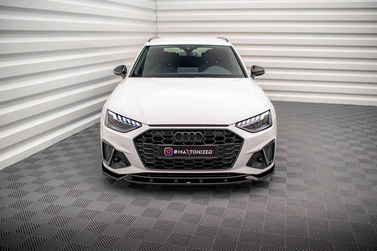 Maxton Design Front Splitter V 1 Audi A4 S Line S4 B9 Facelift Maxton Design Front Splitter V 1 Audi A4 S Line S4 B9 Facelift