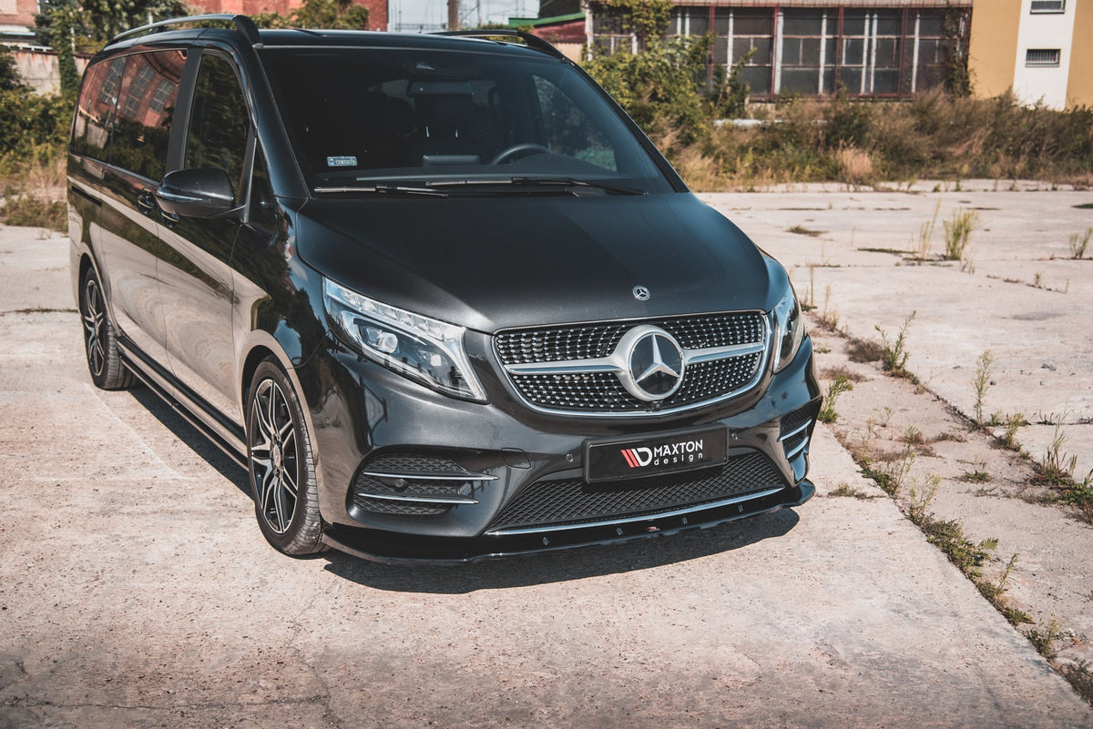 Maxton Design - Front Splitter V.2 Mercedes Benz V-Class AMG-Line W447 Facelift | Royal Body Kits