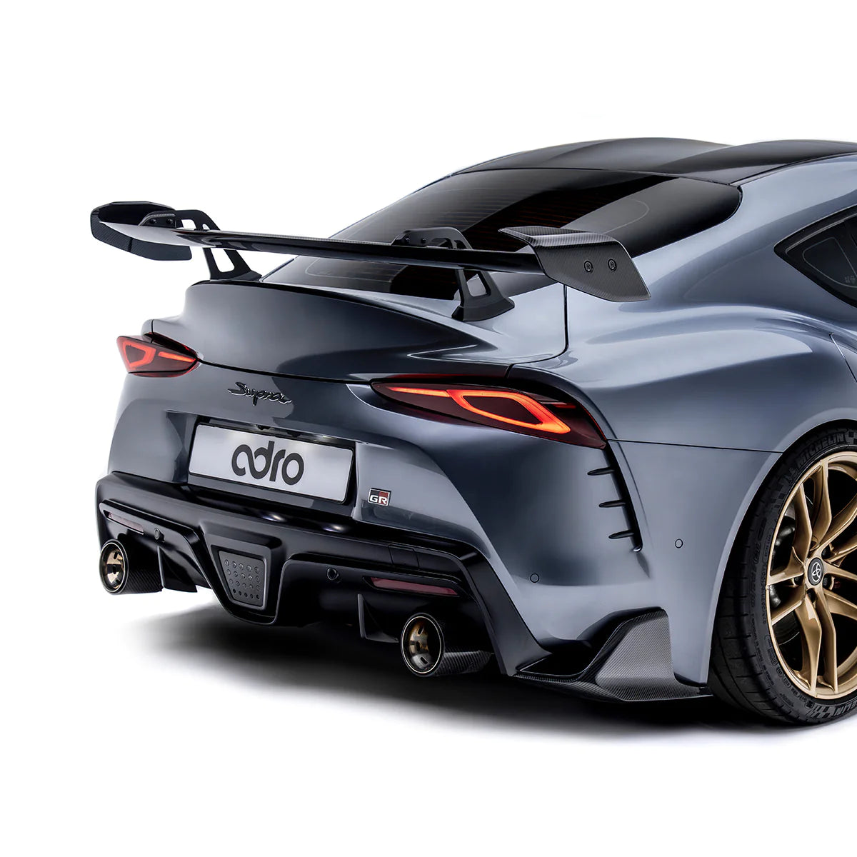 Adro - Carbon Fiber Rear Winglets Toyota GR Supra A90 | Royal Body Kits