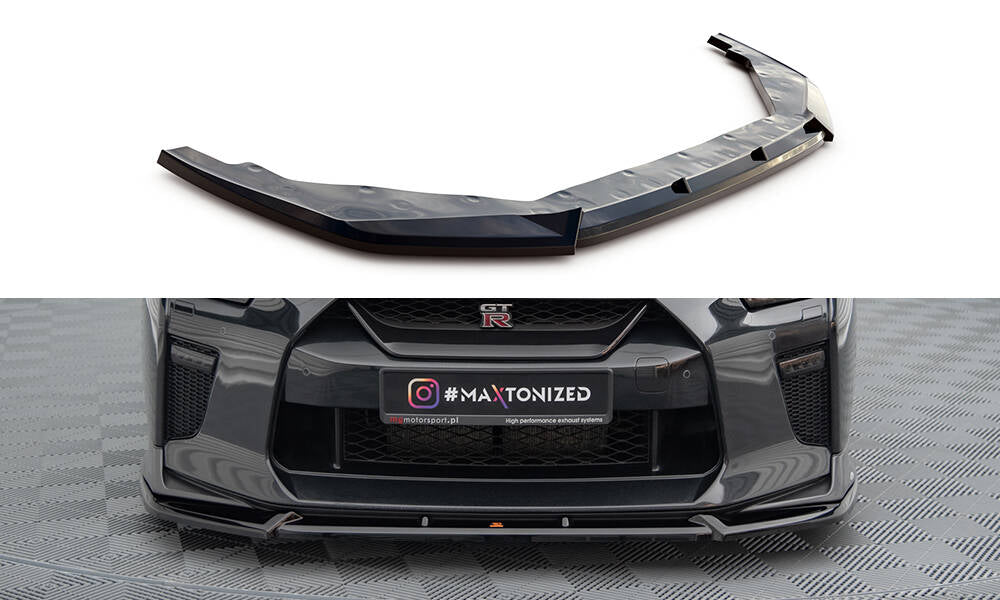 Maxton Design - Front Splitter V.2 Nissan GTR R35 (Facelift) | Royal ...