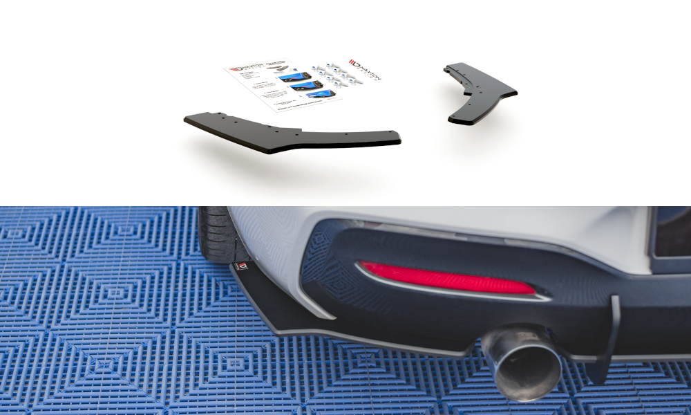 Maxton Design - Racing Durability Rear Side Splitters V.2 BMW Series 1 ...