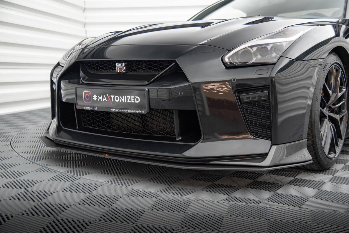Maxton Design - Street Pro Front Splitter Nissan GTR R35 (Facelift ...