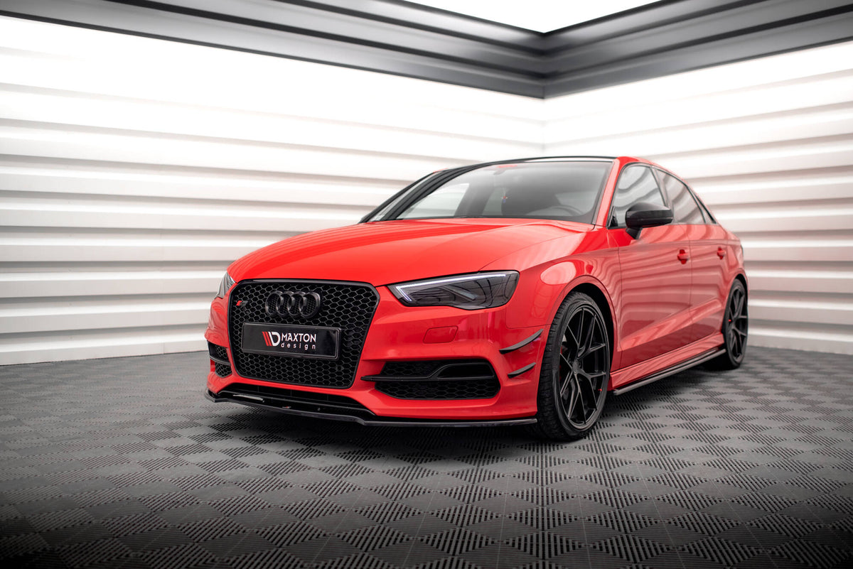 Maxton Design - Front Bumper Canards Audi S3 / A3 S-Line 8V Sedan ...