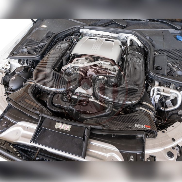 Wagner Tuning - Carbon Air Intake System Mercedes Benz C63 (S) AMG W205 ...