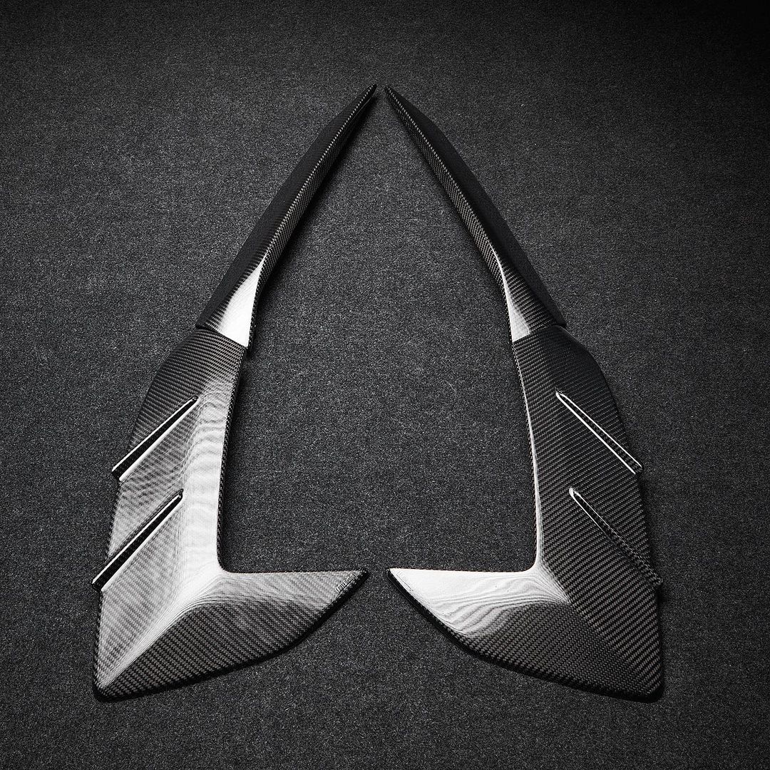 Larte Design - Rear Fender Vents & Doors Overlay Chevrolet Corvette C8 ...