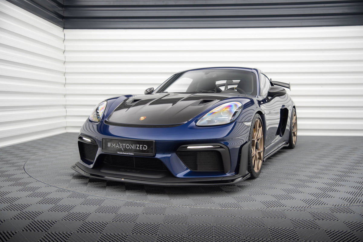 Maxton Design - Front Splitter Porsche 718 Cayman GT4 RS 982C | Royal ...