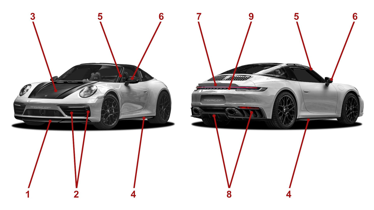 Topcar Design - Full Body Kit Porsche 992 Carrera/Targa GTS | Royal ...
