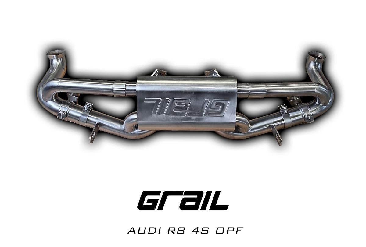 Grail - ECE Approved Valved Exhaust System Audi R8 V10 (OPF Models ...