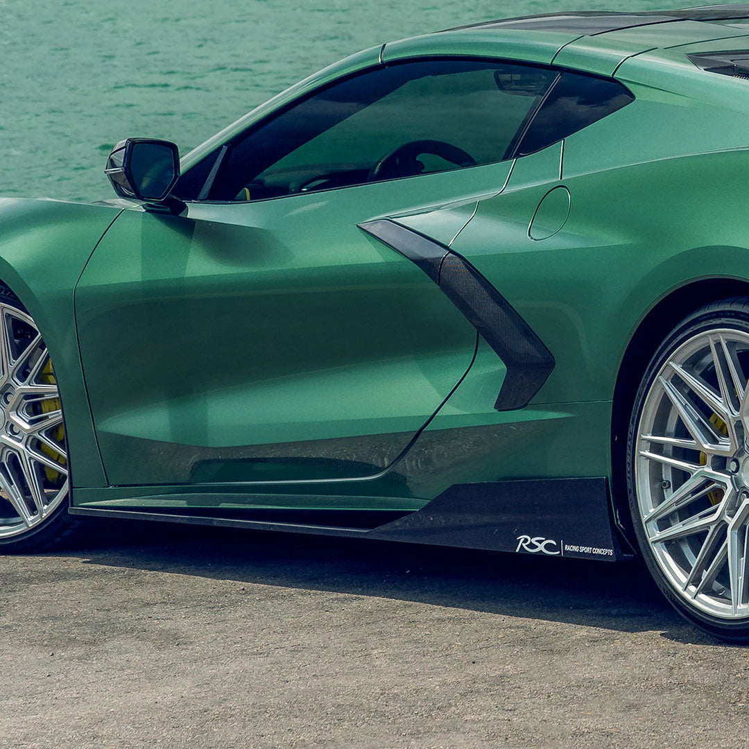 Racing Sport Concepts - ST Side Skirts Chevrolet Corvette C8 | Royal ...