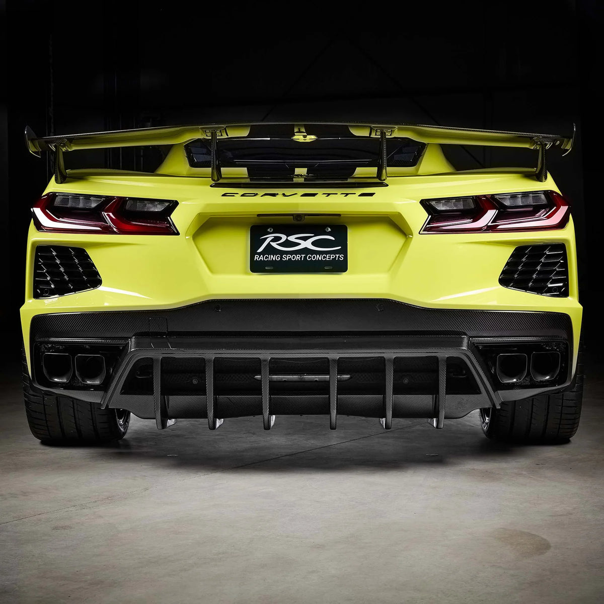 Racing Sport Concepts - ST Rear Diffuser Chevrolet Corvette C8 Stingray ...