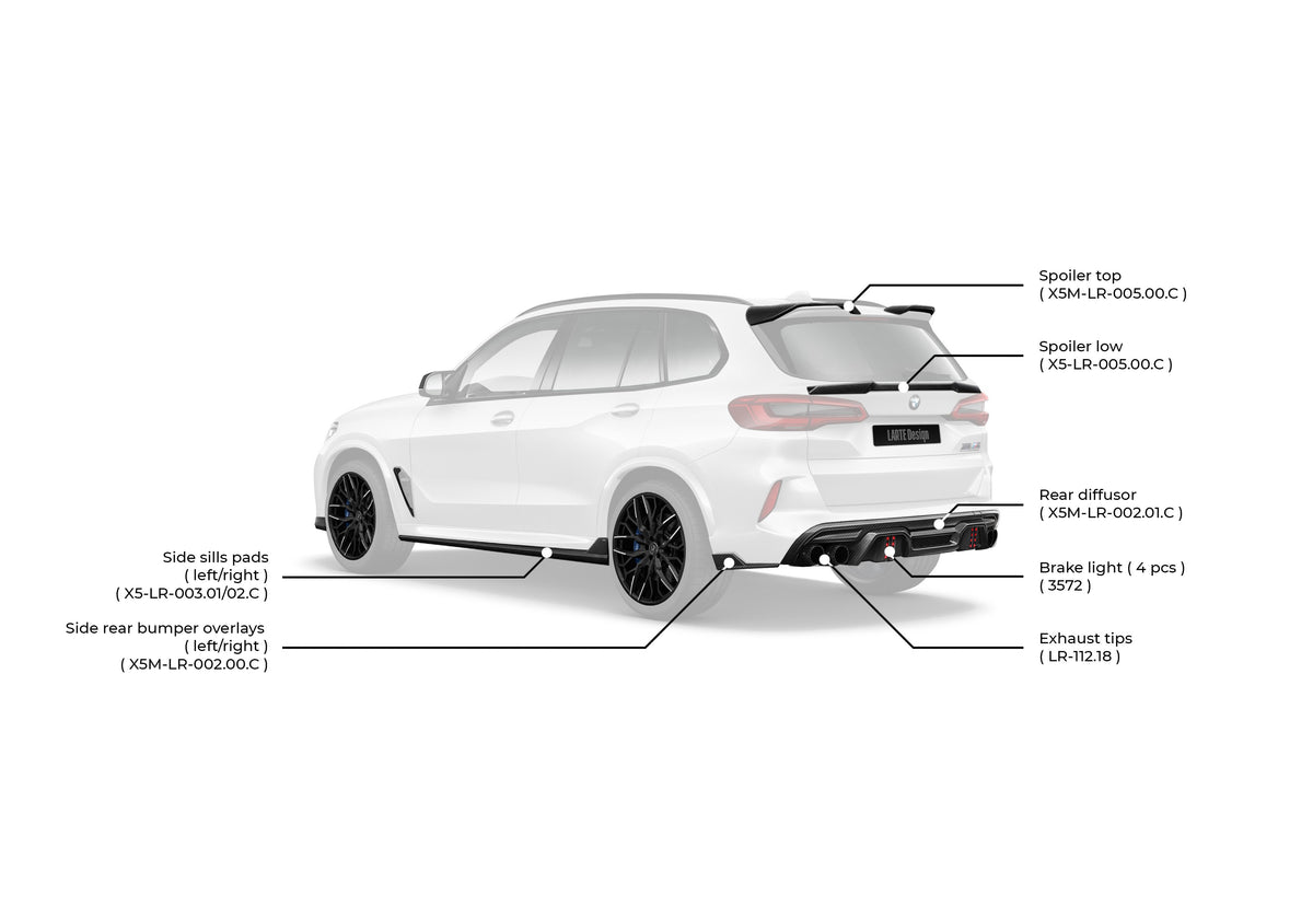 Larte Design - Side Sills Pads BMW X5 M Competition G05 | Royal Body Kits