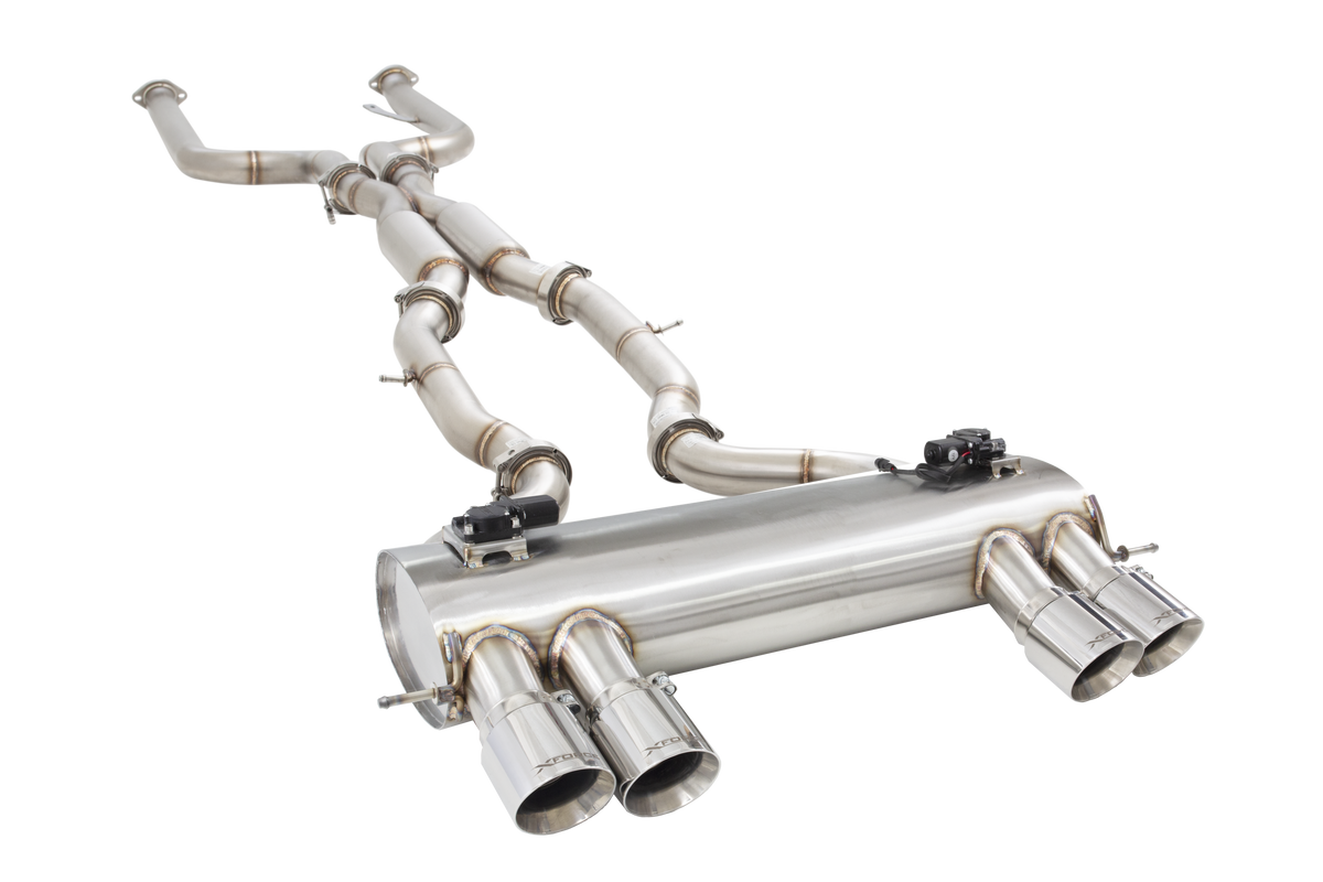 XFORCE - Valved Cat-Back System BMW M3/M4 G8X - ESBMG80VKCS + VKSB01 ...