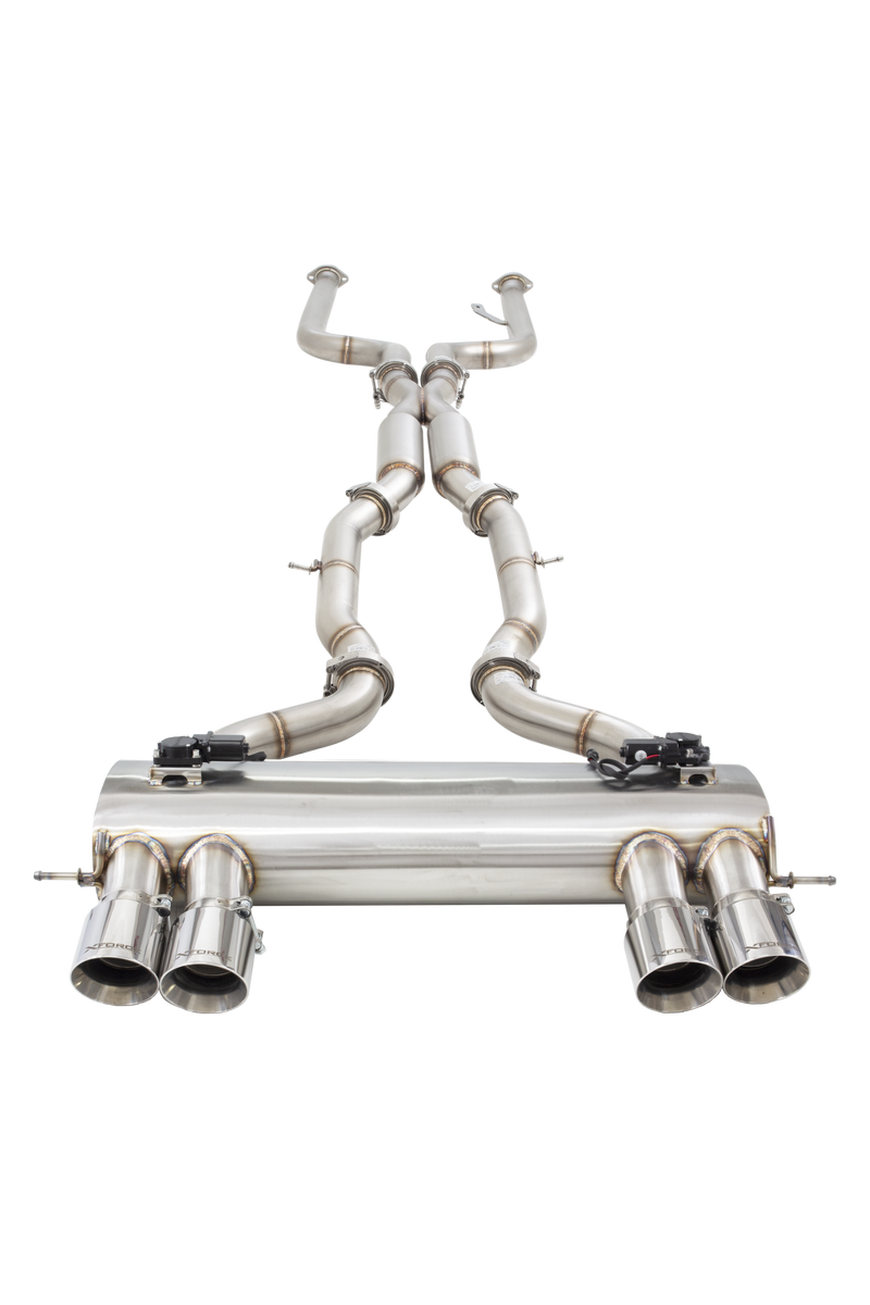 XFORCE - Valved Cat-Back System BMW M3/M4 G8X - ESBMG80VKCS + VKSB01 ...