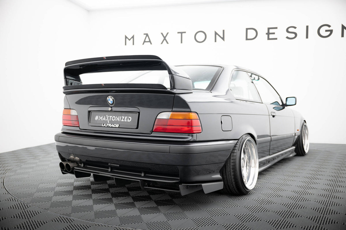 Maxton Design - Bottom Spoiler Cap BMW Series 3 M-Pack / M3 E36 Coupe ...