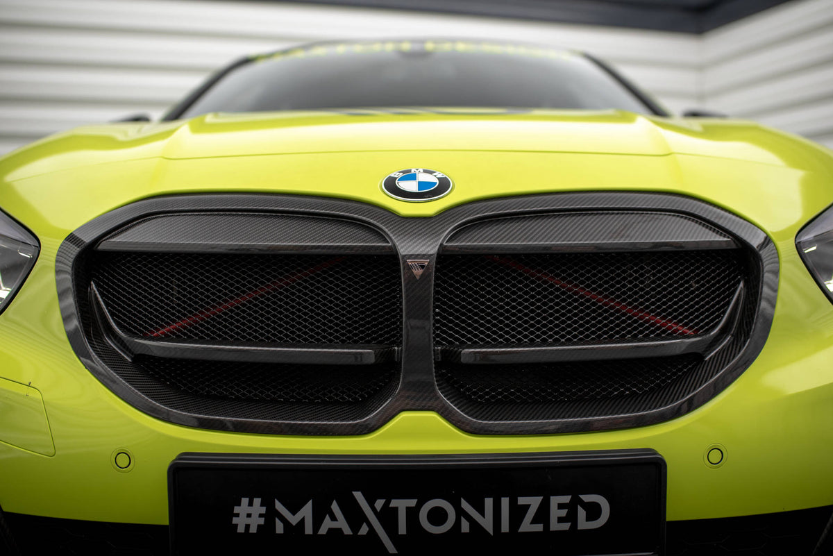Maxton Design - Carbon Fiber Front Grill BMW Series 1 M-Pack / M135i ...