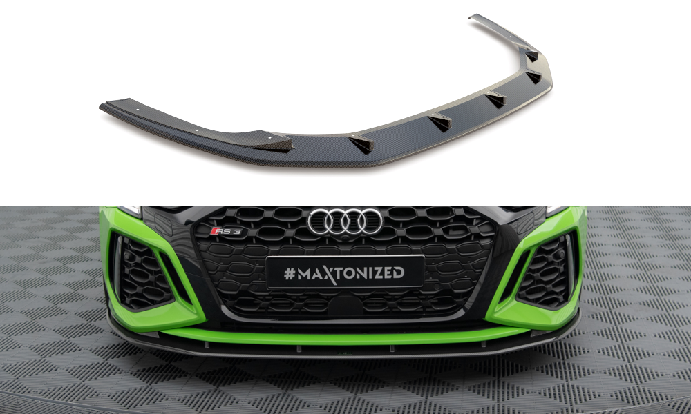 Maxton Design - Carbon Fiber Front Splitter Audi RS3 8Y | Royal Body Kits