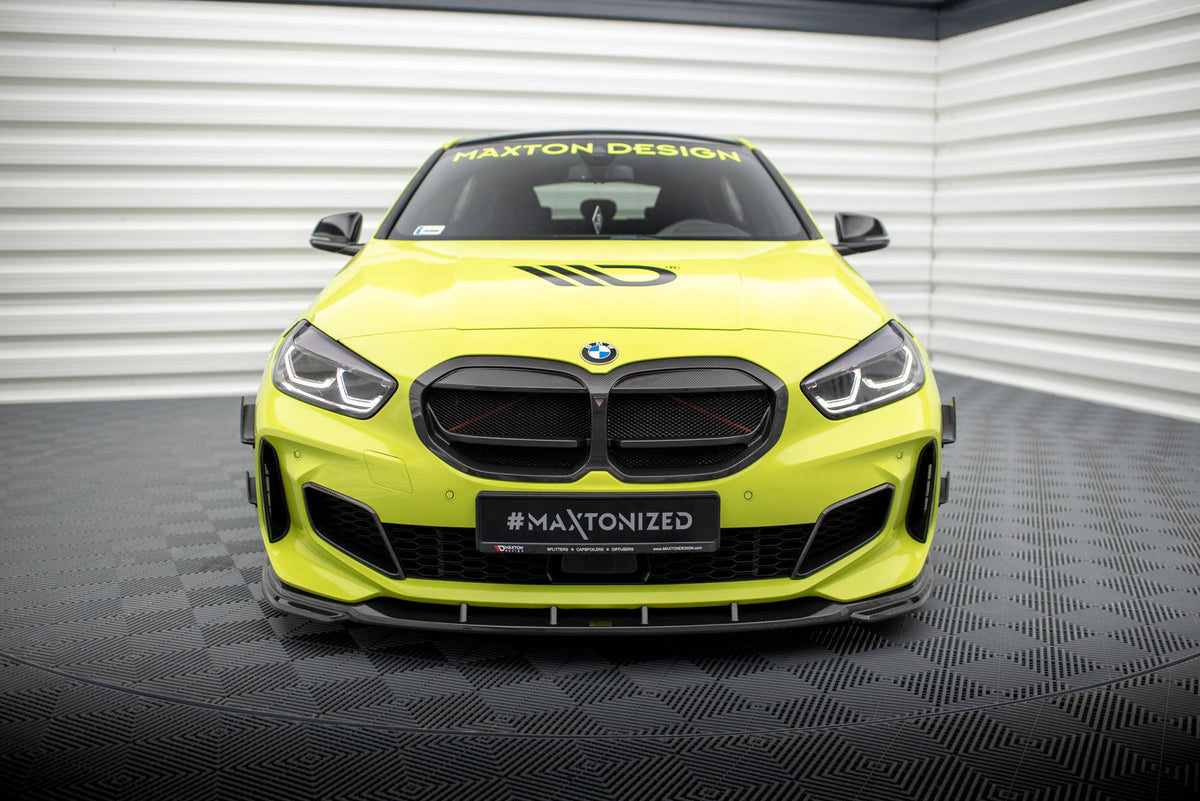 Maxton Design - Carbon Fiber Front Splitter BMW Series 1 M-Pack / M135i ...