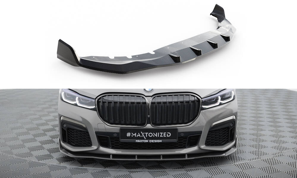 Maxton Design - Carbon Fiber Front Splitter BMW Series 7 M-Pack G11 ...