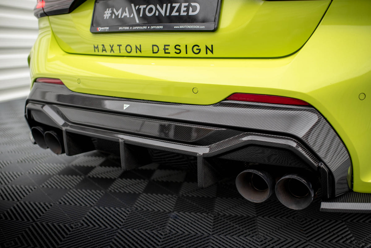 Maxton Design - Carbon Fiber Rear Diffuser V.1 BMW Series 1 M-Pack ...