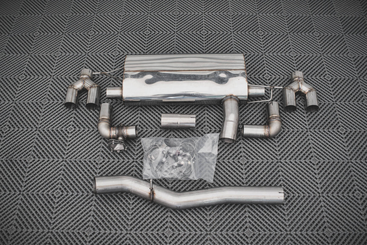 Maxton Design - Carbon Fiber Rear Diffuser V.1 + Milltek Exhaust BMW ...