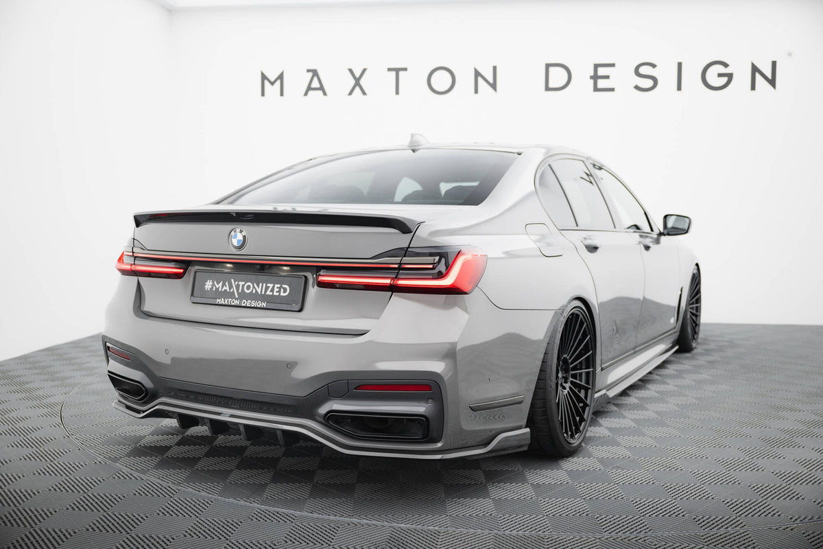 Maxton Design - Carbon Fiber Rear Splitter BMW Series 7 M-Pack G11 ...