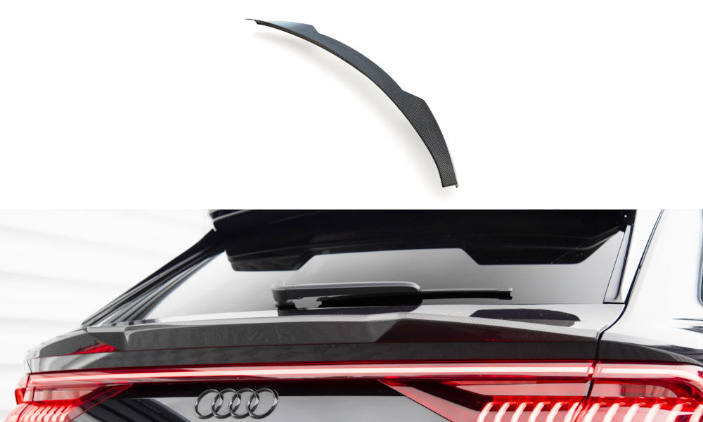 Maxton Design - Carbon Fiber Tailgate Spoiler Audi Q8 / Q8 S-Line / SQ8 ...