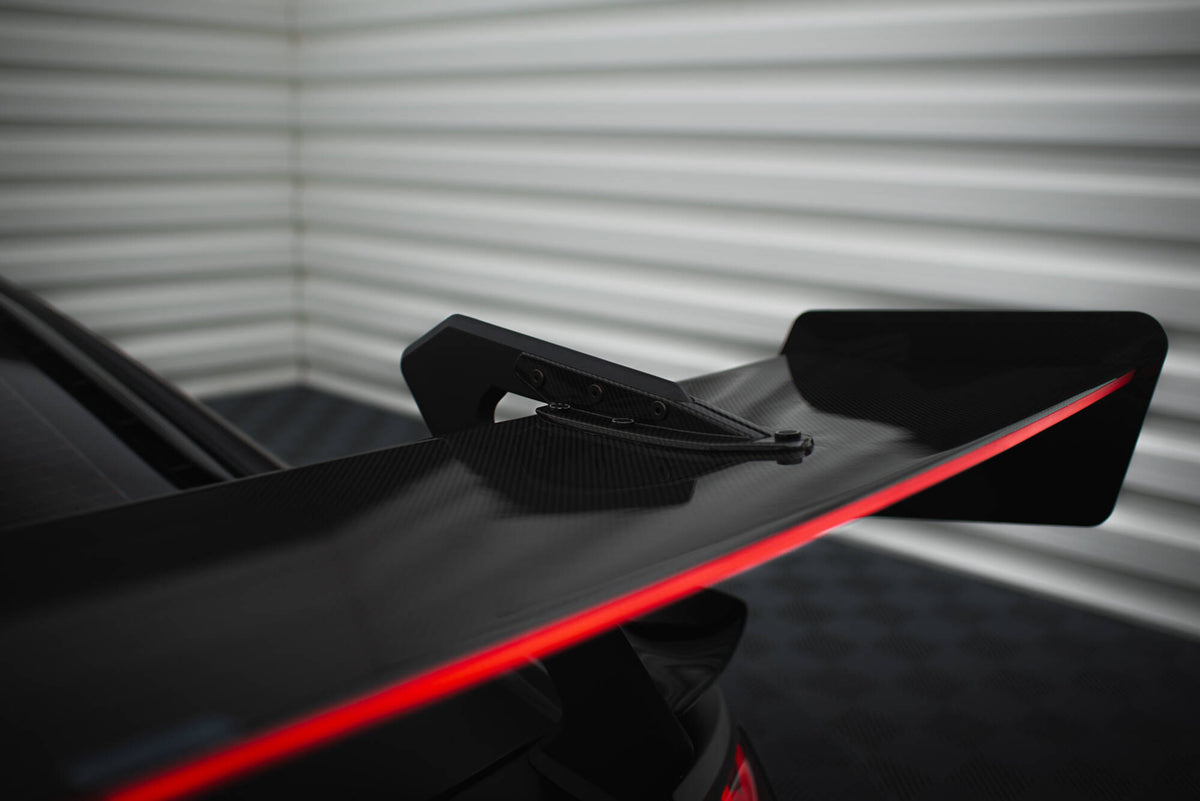 Maxton Design - Carbon Fiber Rear Wing + LED Light Audi R8 MK2 | Royal ...