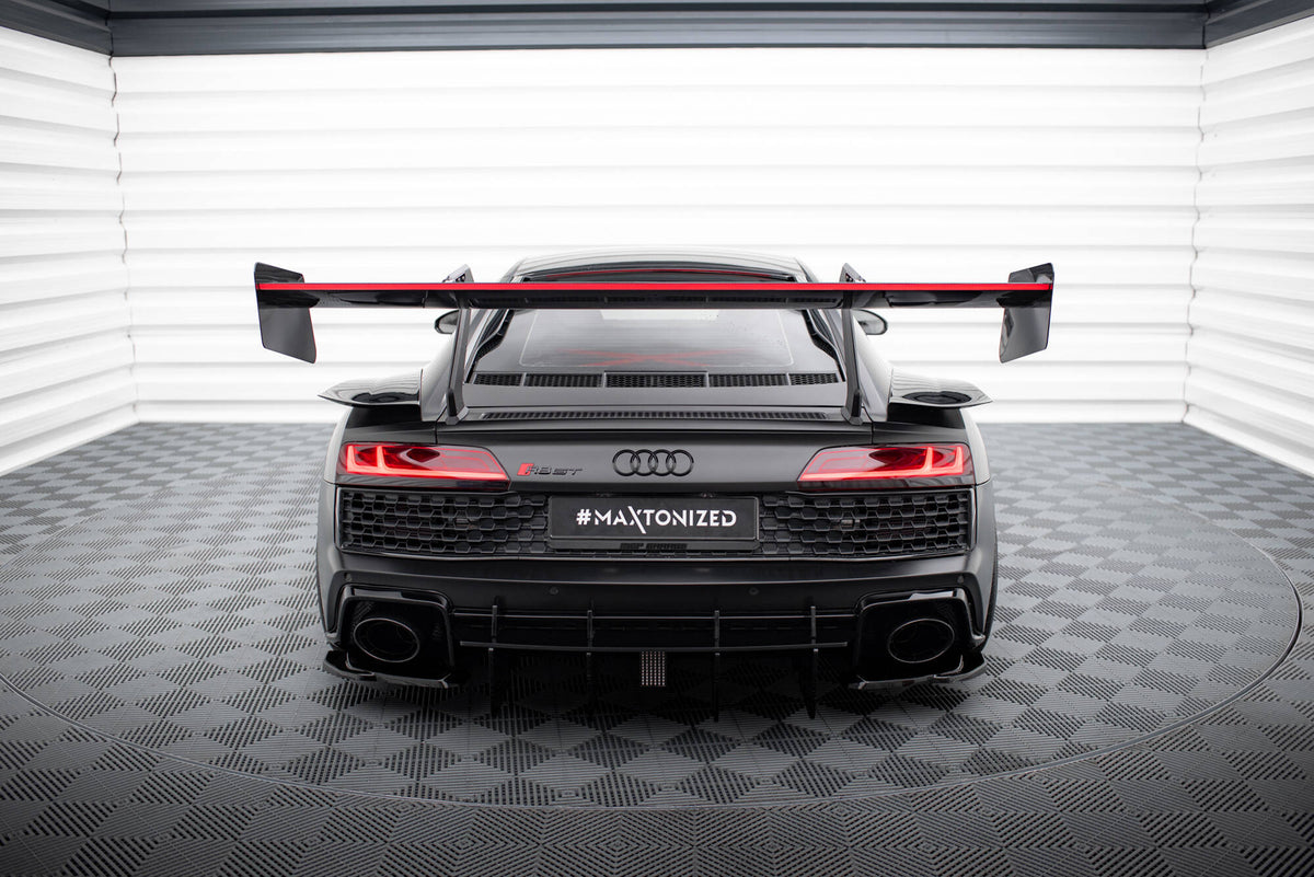 Maxton Design - Carbon Fiber Rear Wing + LED Light Audi R8 MK2 ...