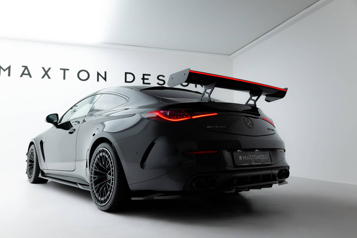 Maxton Design - Carbon Fiber Rear Wing V.2 + LED Mercedes Benz CLE53 ...
