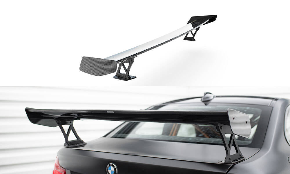 Maxton Design - Carbon Fiber Rear Wing (External Brackets Uprights) BMW ...