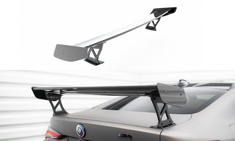 Maxton Design - Carbon Fiber Rear Wing (External Brackets Uprights) BMW M4 G82 / M440i G22 ...