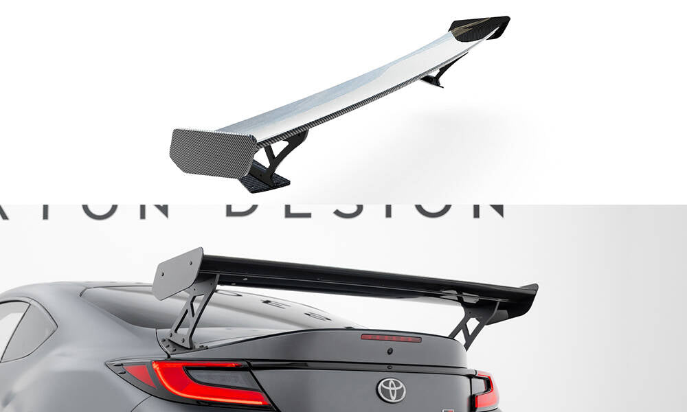 Maxton Design - Carbon Fiber Rear Wing with External Brackets Uprights ...