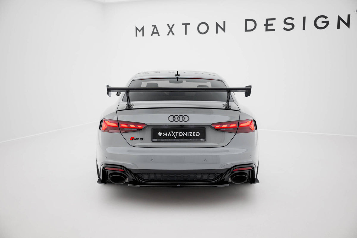 Maxton Design - Carbon Fiber Rear Wing with External Brackets Uprights ...