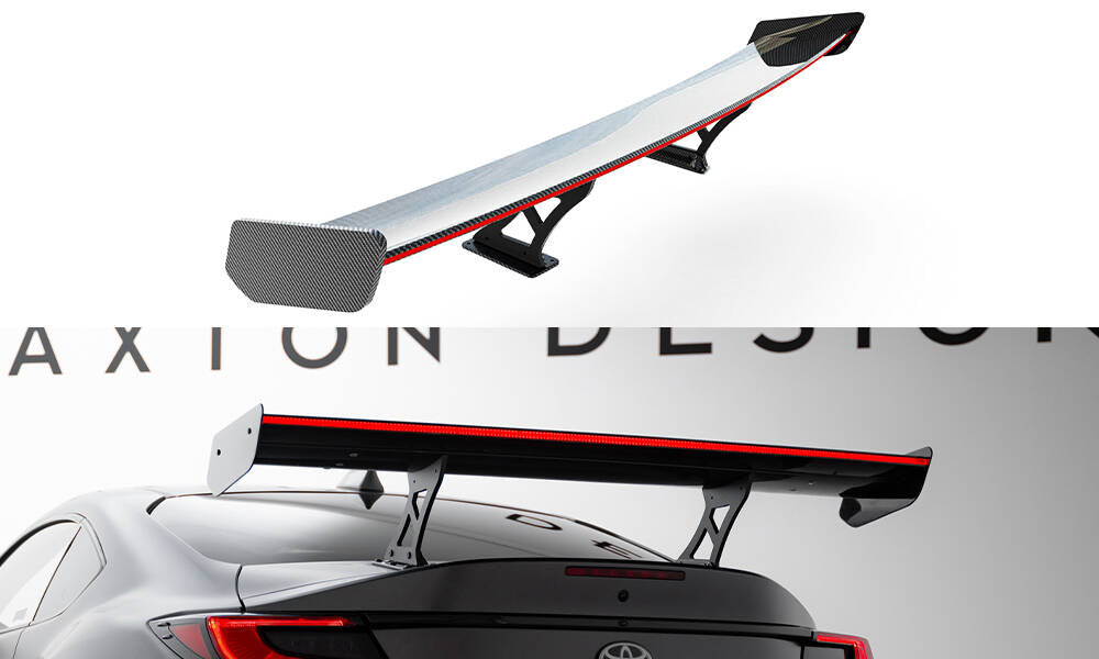 Maxton Design - Carbon Fiber Rear Wing with Internal Brackets Uprights ...