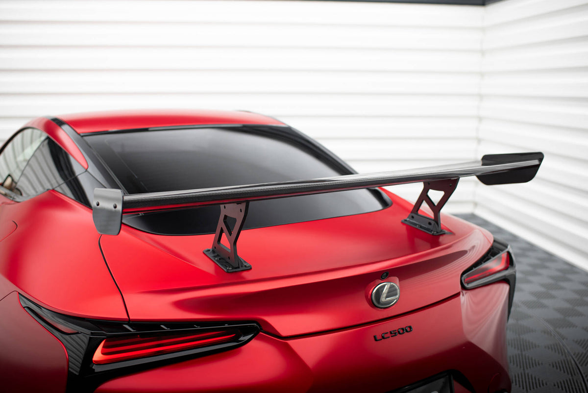 Maxton Design - Carbon Fiber Rear Wing with Internal Brackets Uprights ...