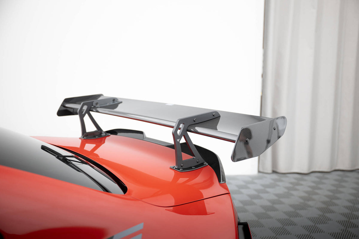 Maxton Design - Carbon Fiber Rear Wing with Upper Swan Mounting BMW M2 ...