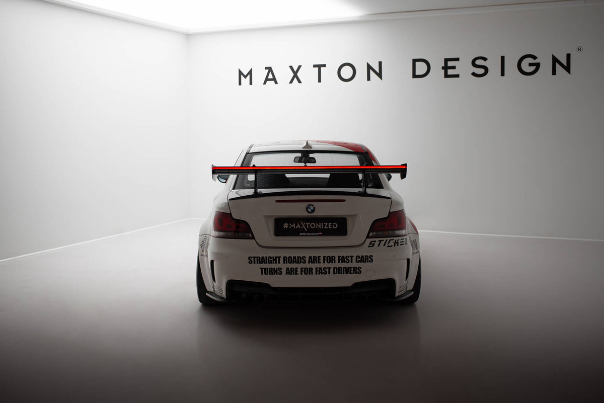 Maxton Design - Carbon Fiber Rear Wing with Upper Swan Mounting + LED ...