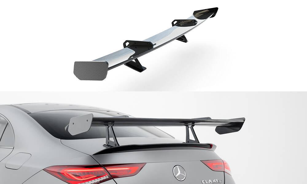 Maxton Design - Carbon Fiber Rear Wing with Upper Swan Mounting ...